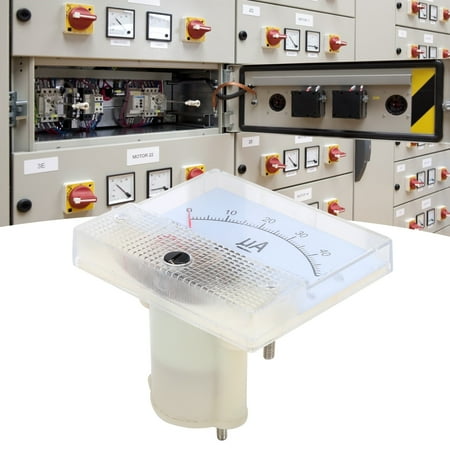 Akozon Current Meter Head,85C1 DC0-50UA Pointer DC Ammeter Head Ampere ...
