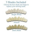 Instant Smile Deluxe Temporary Dental Artificial Tooth Kit - 3 Shades ...