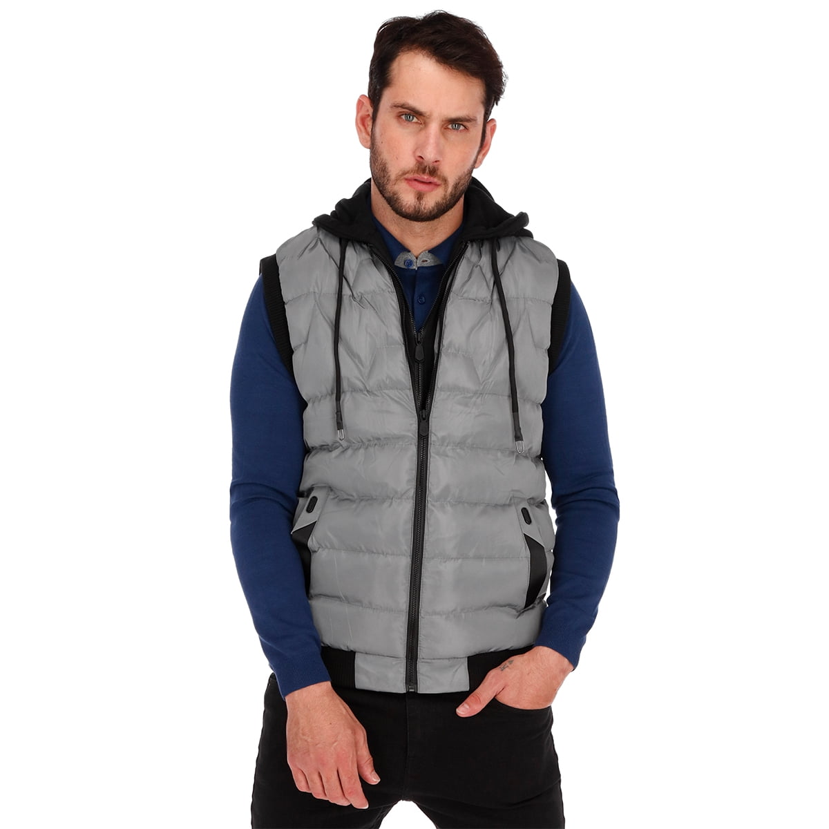 Chaleco Con Capucha Y Pechera Desmontable Para Hombre Generra 928607 | Walmart en línea