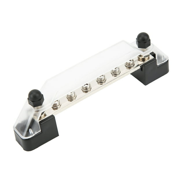 Power Distribution Block Bus Bar With Cover 150A Marine Bus Bar Battery ...