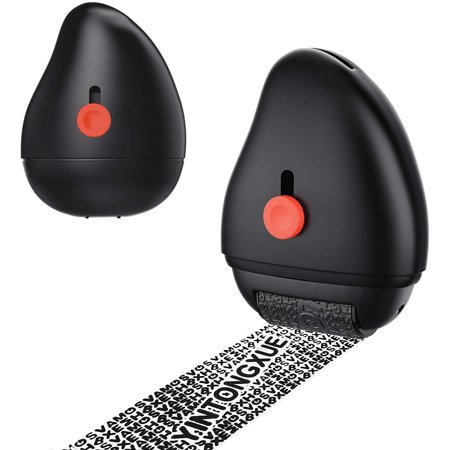 Identity Protection Roller Stamps, [2 Pack] Confidential ID Blackout ...