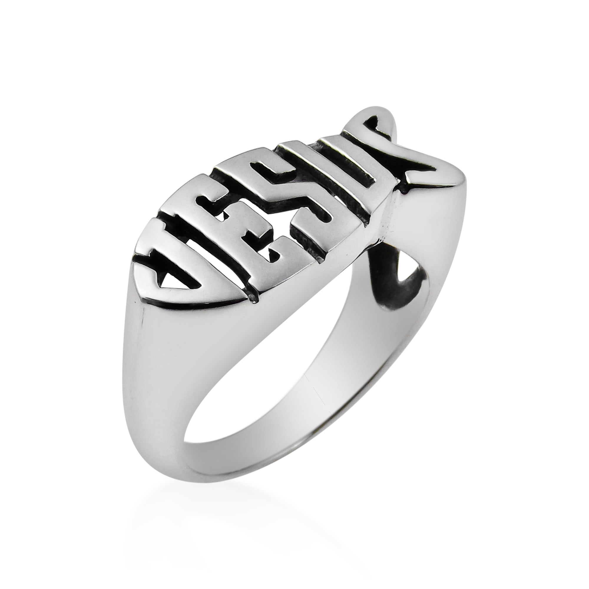 Aeravida Jesus Fish Ichthys Christian Symbol Sterling Silver | Delicate Ring for Women and Men ...