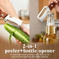 Multi-functional Vegetable Peeler with Ergonomic Handle & Bottle Opener ...