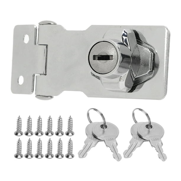 Keyed Locking Hasp,2 Packs 2.5in Keyed Keyed Hasp Latch Keyed Hasp Lock ...
