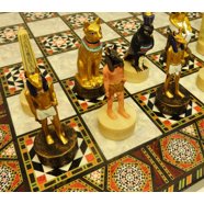 Medieval Times Crusade Arabian Vs Christian Chess Set W 17" Rustic ...