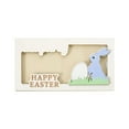 Creative Easter Bunny Gift Crafts Wooden Wallet Hanging Tag ...