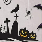 Amscan Cemetery Scene Setter Supplies, 32 Pieces, Include 2 Creepy ...