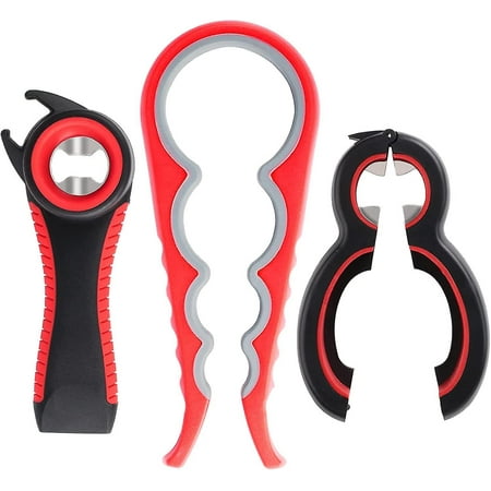 3 Pieces 6 In 1 Multifunctional Manual Jar Opener Easy Can Opener Can ...