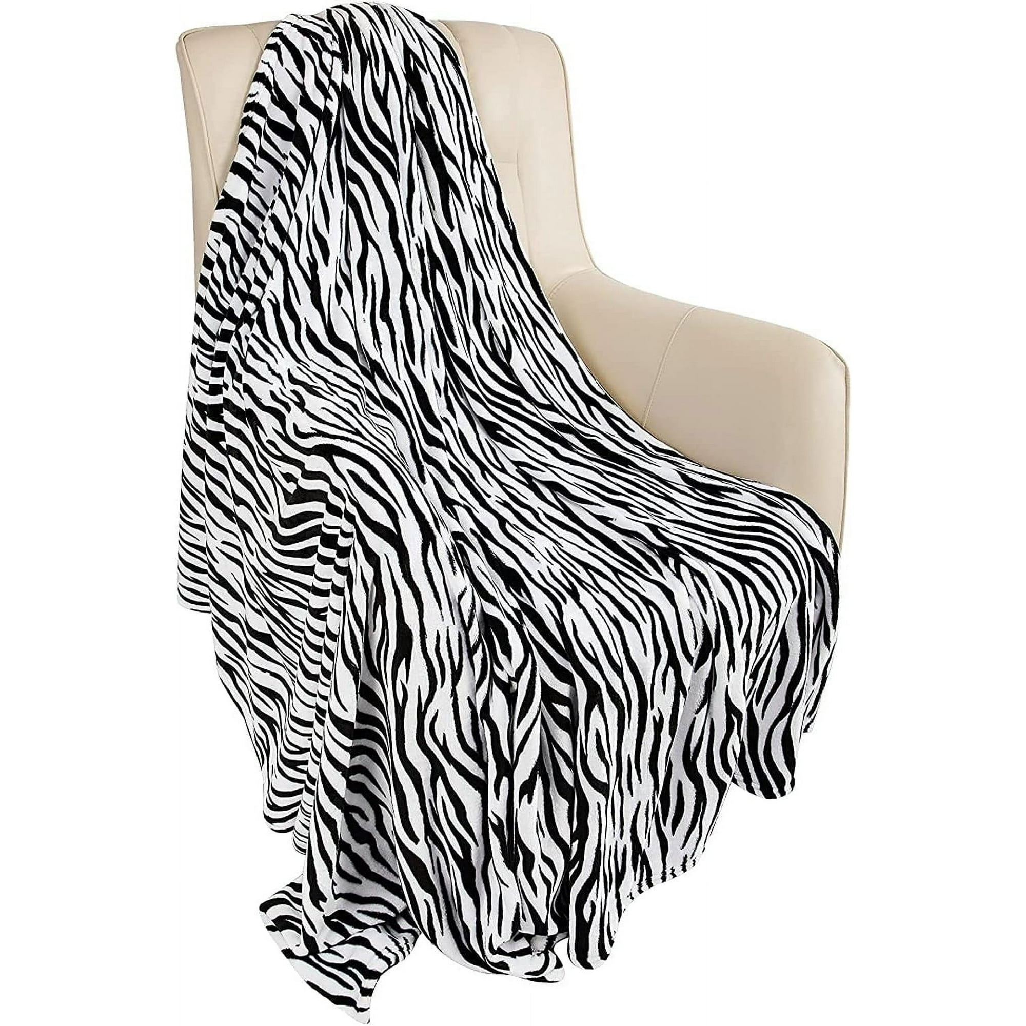 Click here for Gppupc Flannel Fleece Throw Blanket For Couch  Zeb... prices