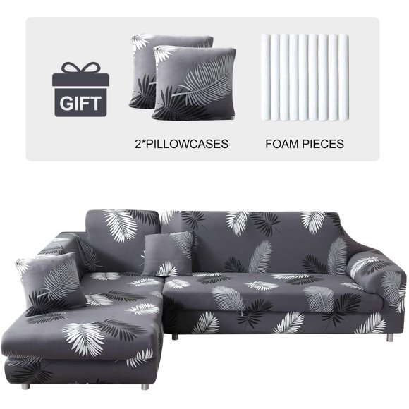 U Shaped Sectional Couch Slipcovers