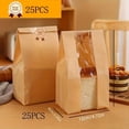 50pcs Large Paper Bread Bags with Sealing Tapes for Homemade Bread ...