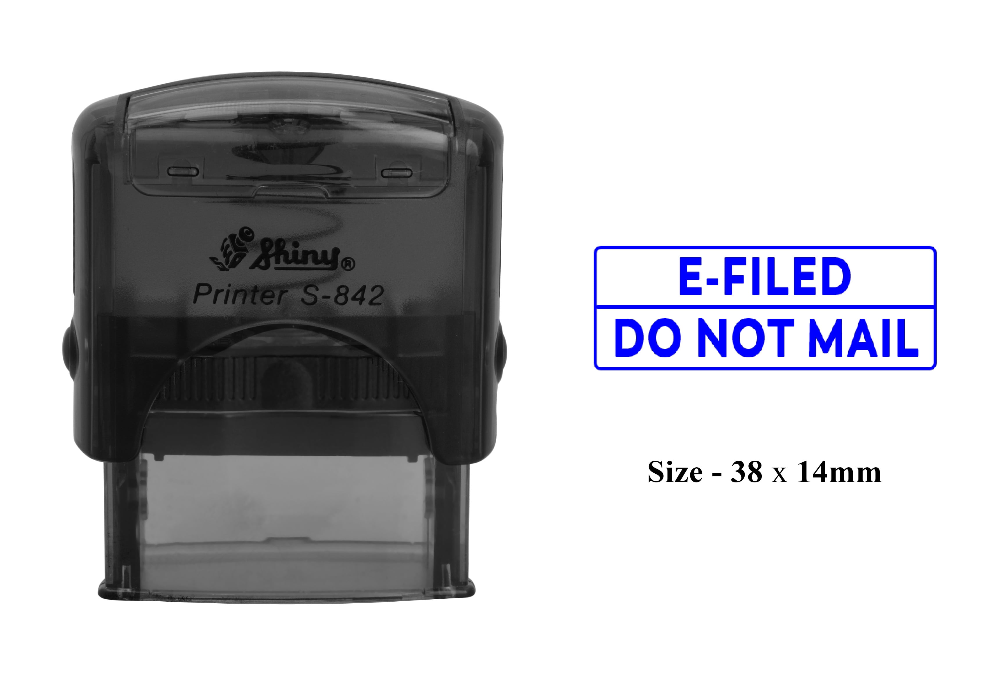 E-Filed DO NOT Mail Print Plastic Stamp Clear Print for Office Use ...