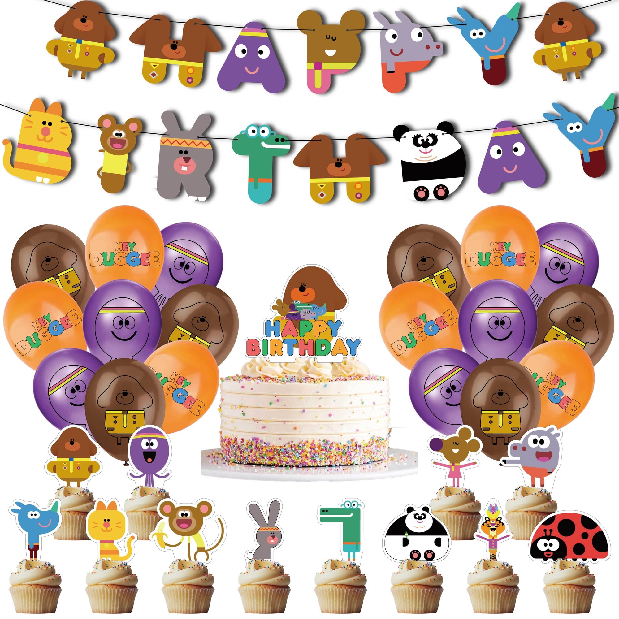 Click here for Balqoifd 32pcs For Hey Duggee Birthday Party Decor... prices