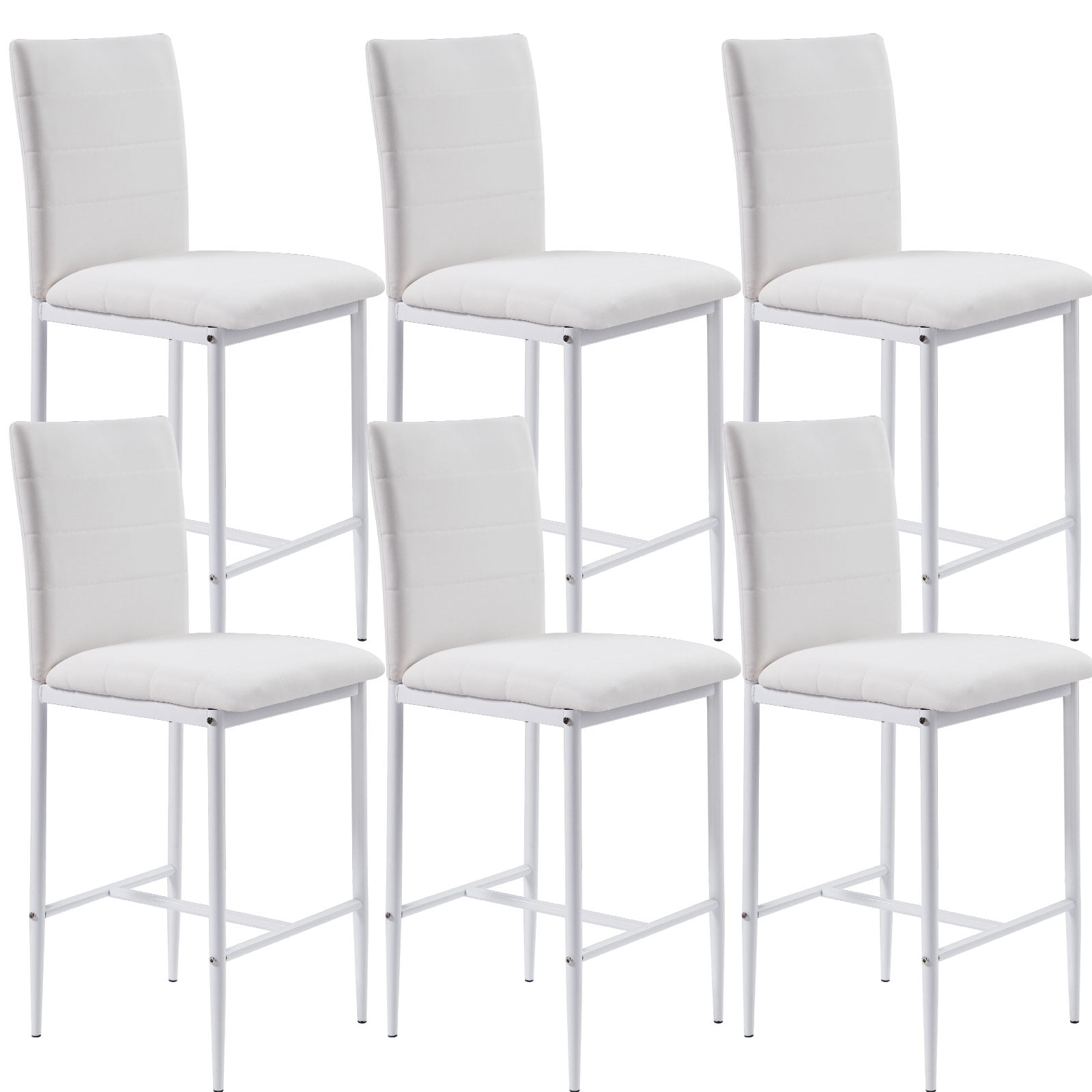 Omni House Counter Height Bar Stools Set of 6,Modern Counter Stools ...