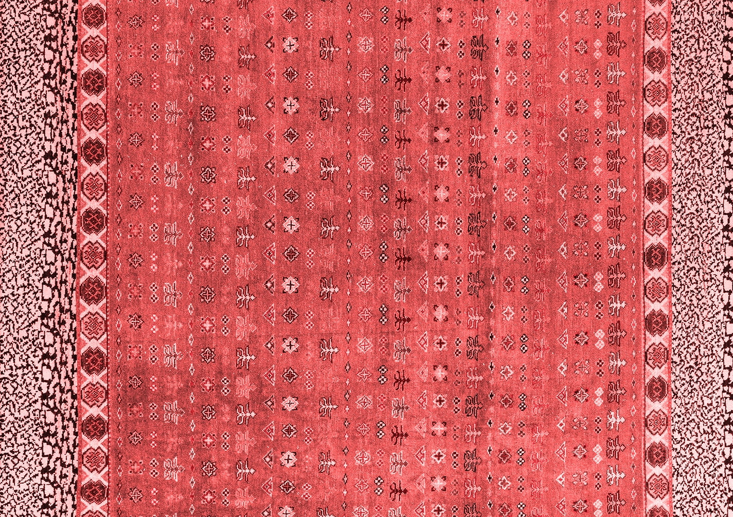 Ahgly Company Indoor Rectangle Abstract Red Modern Area Rugs, 2' x 4 ...