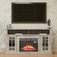 Seizeen Fireplace TV Stand with Storage, for TVs up to 65 inches ...