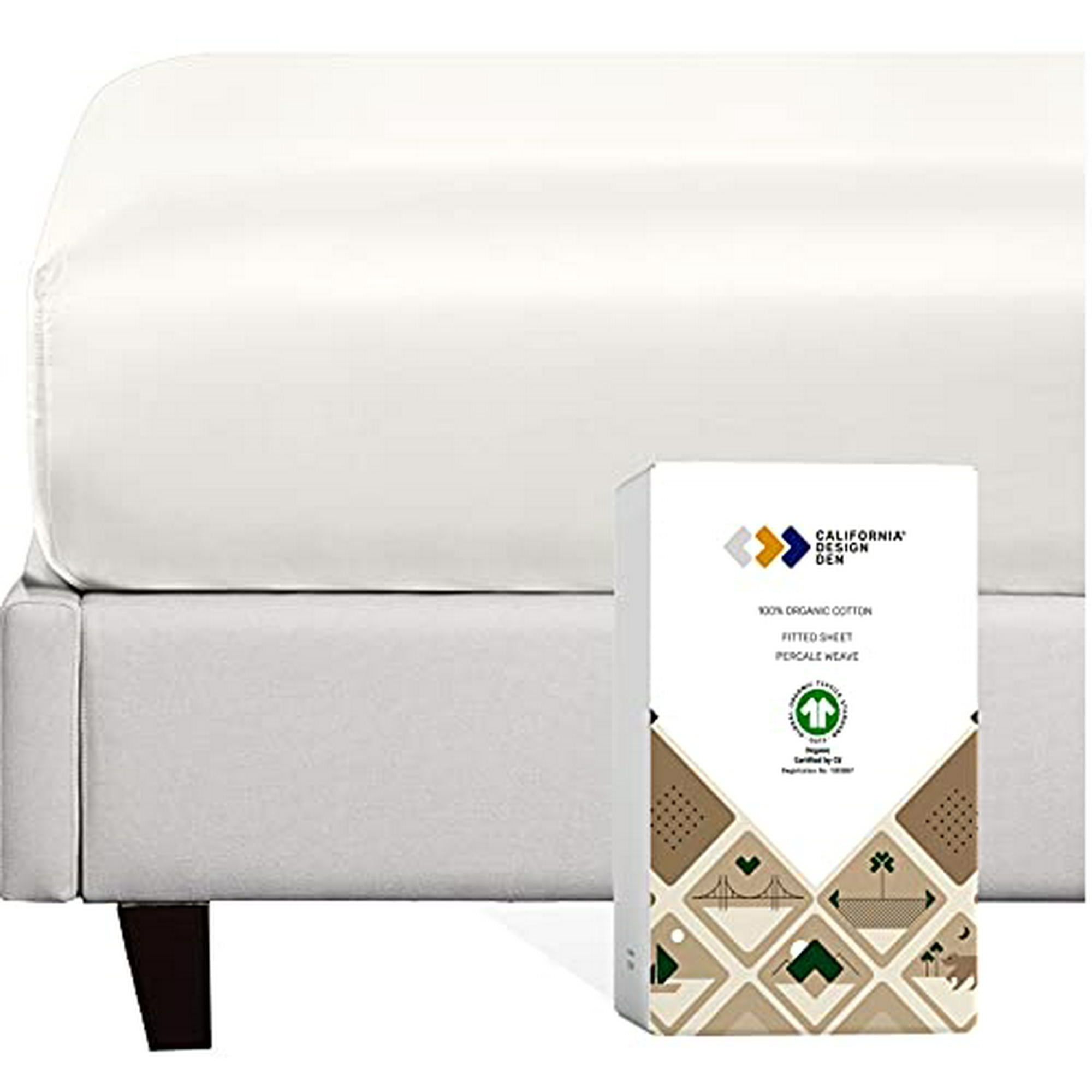 Click here for California Design Den 100 Organic Cotton Twin Fitt... prices