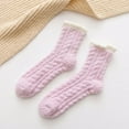 5pairs Women Ladies Winter Warm Soft Fluffy Bed Socks Lounge Slipper