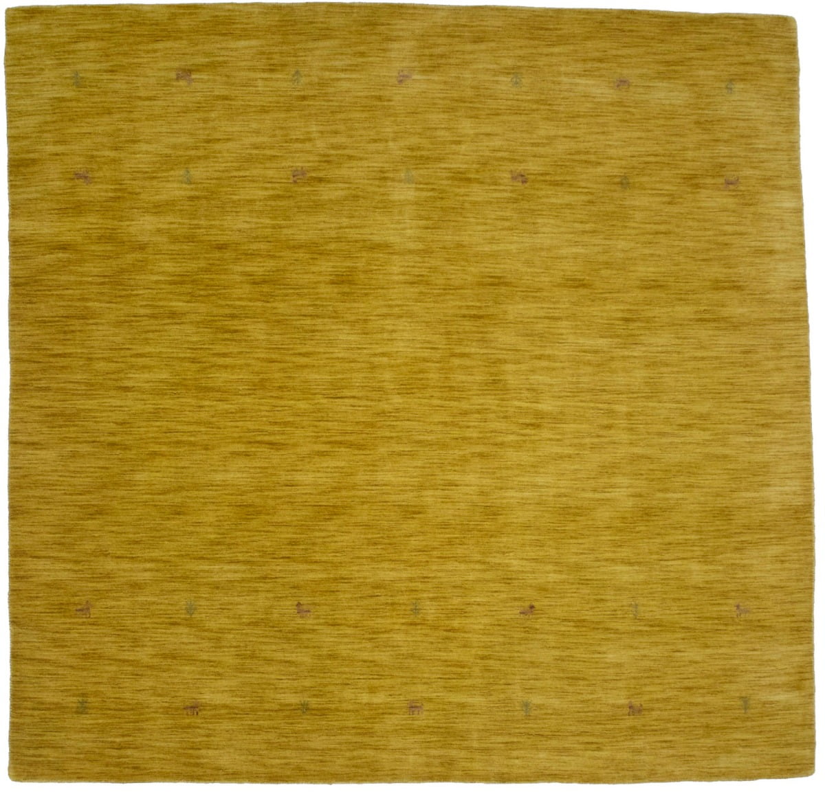 Solid Gold 8X8 Oriental Modern Square Rug - Walmart.com