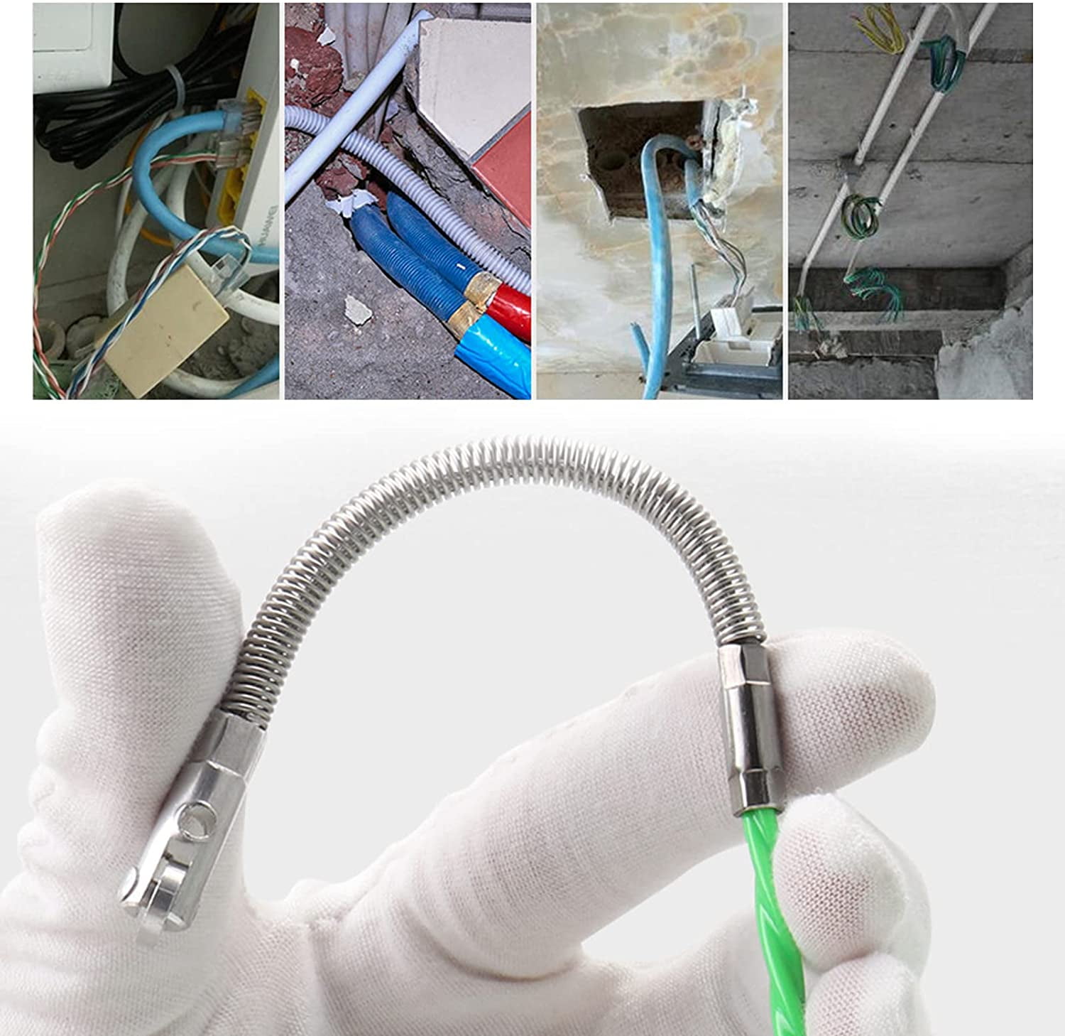 Extractor de cables eléctrico, extractor de cables de electricista con ...