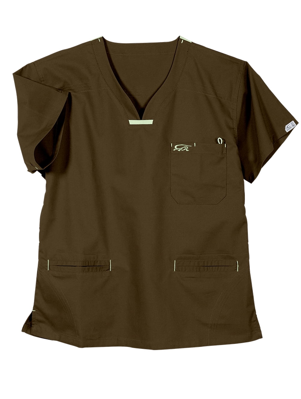 Iguana Med Med Flex II 3-Pocket Sporty Top Scrub Top - Walmart.com