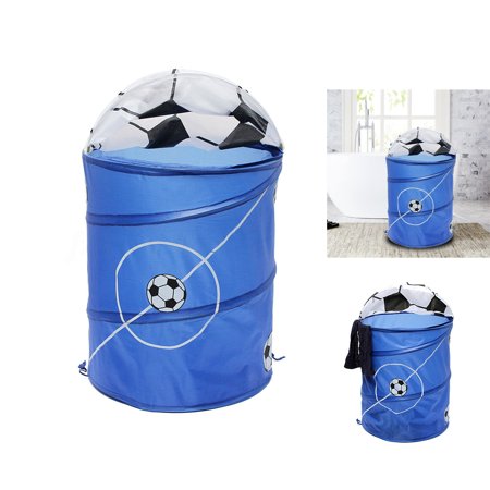 Foldable Pop up Football Washing Clothes Laundry Bag Hamper Basket ...