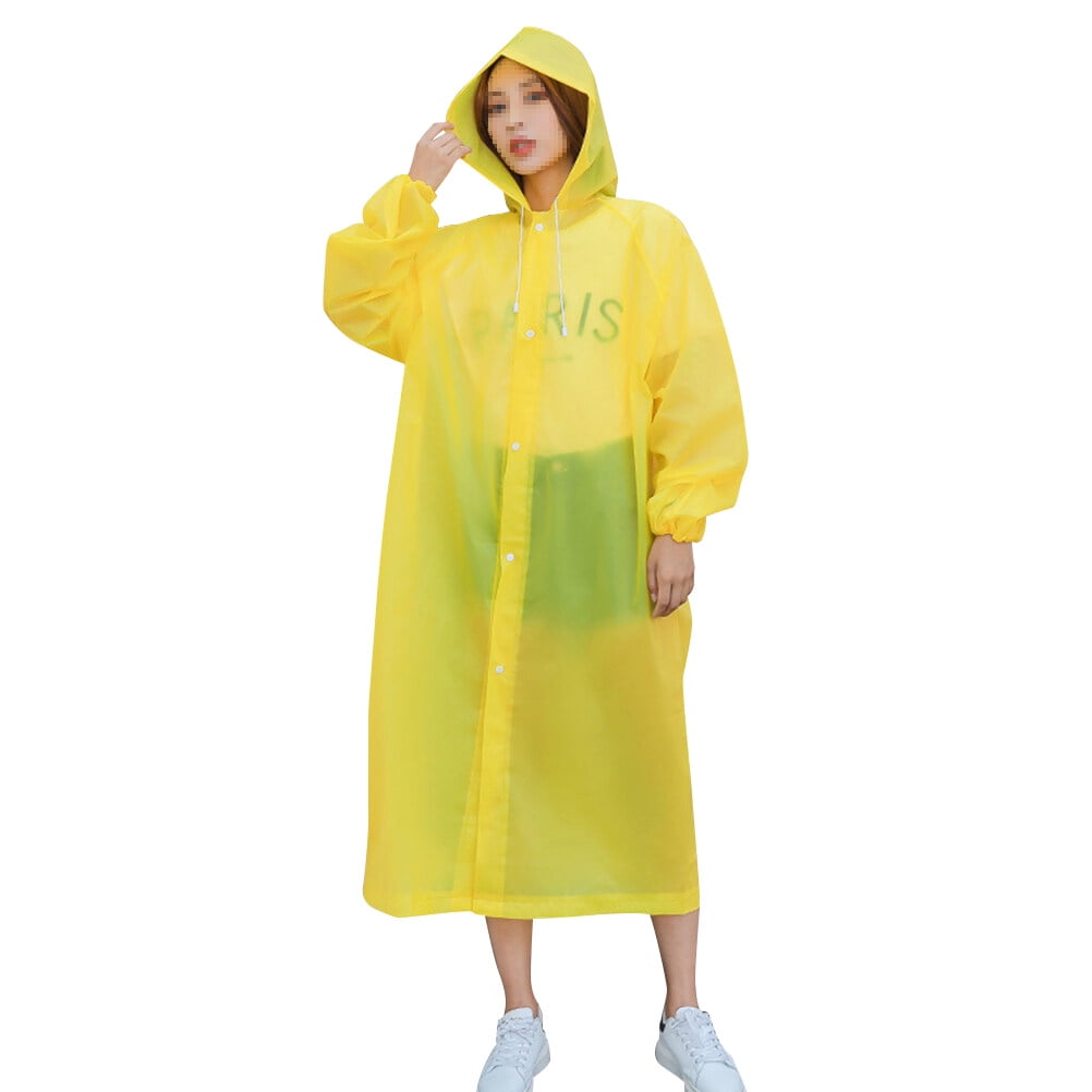 Click here for Ounona 3pack Portable Rain Poncho Adult Yellow Eva... prices