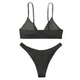 Cathalem Dissolving Bikini Women Two Piece Swimsuit Swimwear Halter ...