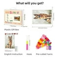 Latch Hook Rug Kit Cute German Shepherd Dog Pre-printed Handmade Carpet ...