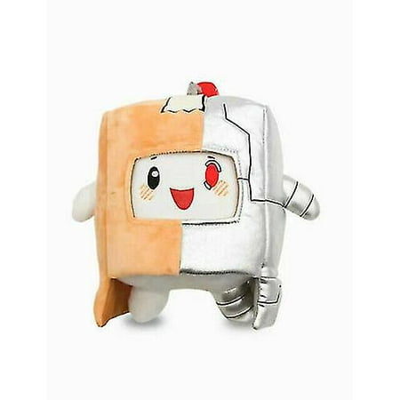 Lankybox Thicc Cyborg Shark Plush Toy Square Cyborg Plush Kids Gift Toy ...