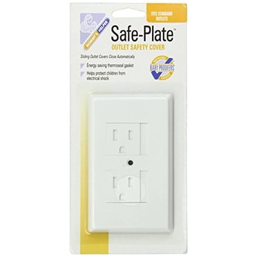 Safe-Plate Outlet Cover - Multipack - White, 6 count - Walmart.com