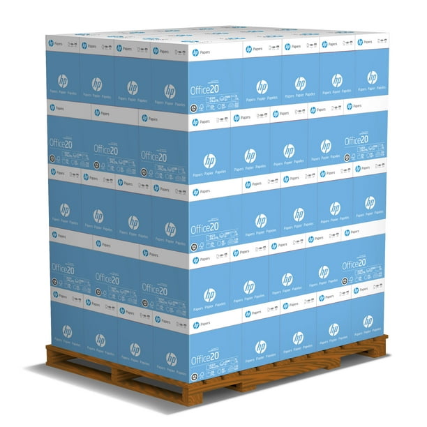 HP Office Printer Paper, 20 lb Copy Paper, 8.5 x 11 - 1 Pallet, 80 ...
