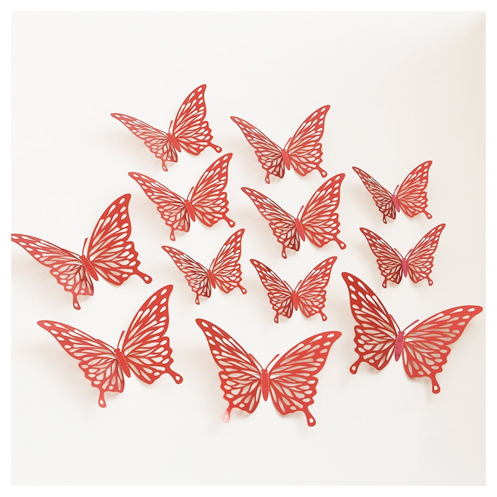 Removable Hollow Butterfly Sticker Wall Decal Decor Art Stickers for ...