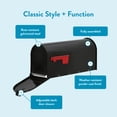 Architectural Mailboxes Elite Galvanized Steel, Medium, Post-Mount ...