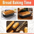 8 Pack Loaf Pan Set, 1LB Carbon Steel Bread Pans, Nonstick Baking Pans ...