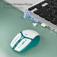 Uciefy Wireless Mouse with USB Receiver, Type-C Adapter, Rechargeable ...
