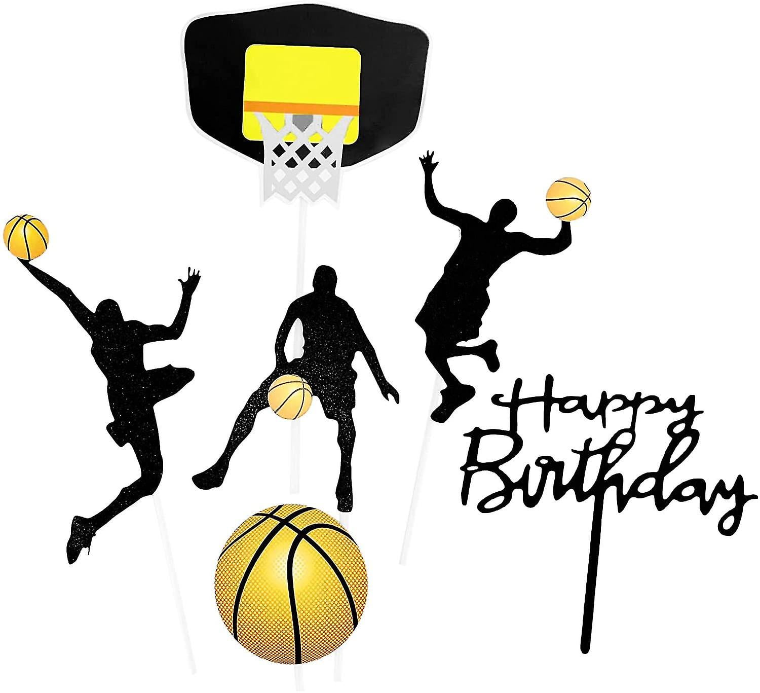 Topper de pastel, topper de pastel de baloncesto, topper acrílico de ...