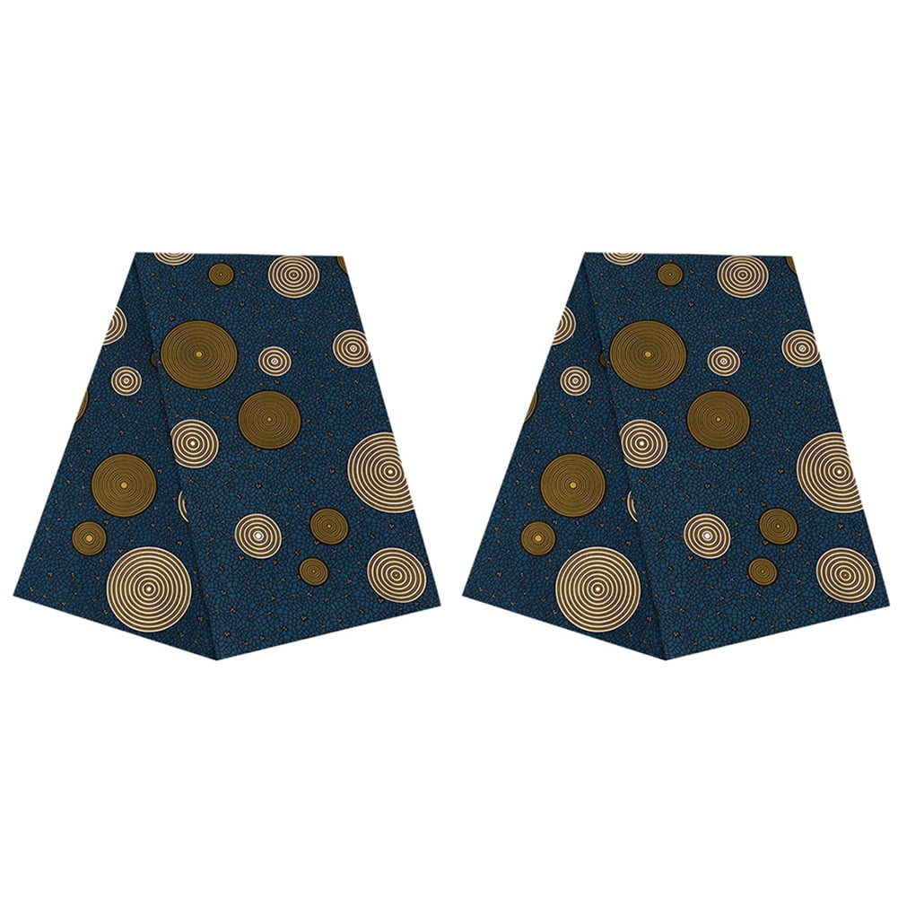 Click here for Unbranded 2pcs 6 Yards African Ankara Polyester Wa... prices