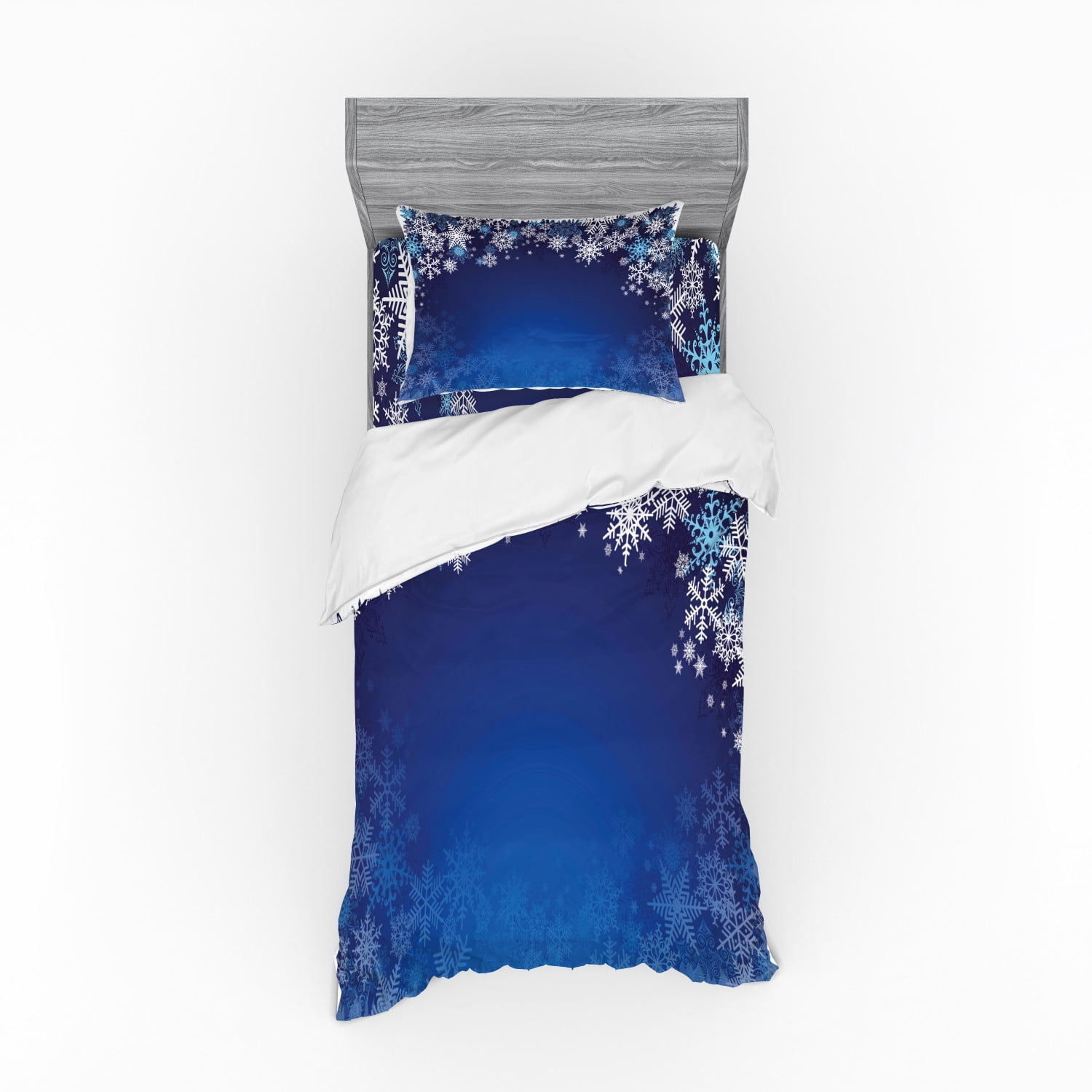 Ambesonne Christmas Bedding Set 3 Pcs, Various Snowflakes, Twin XL ...