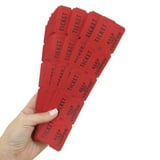 400 Double Stub Raffle Tickets Red/Blue - Keep This Coupon for Carnival ...