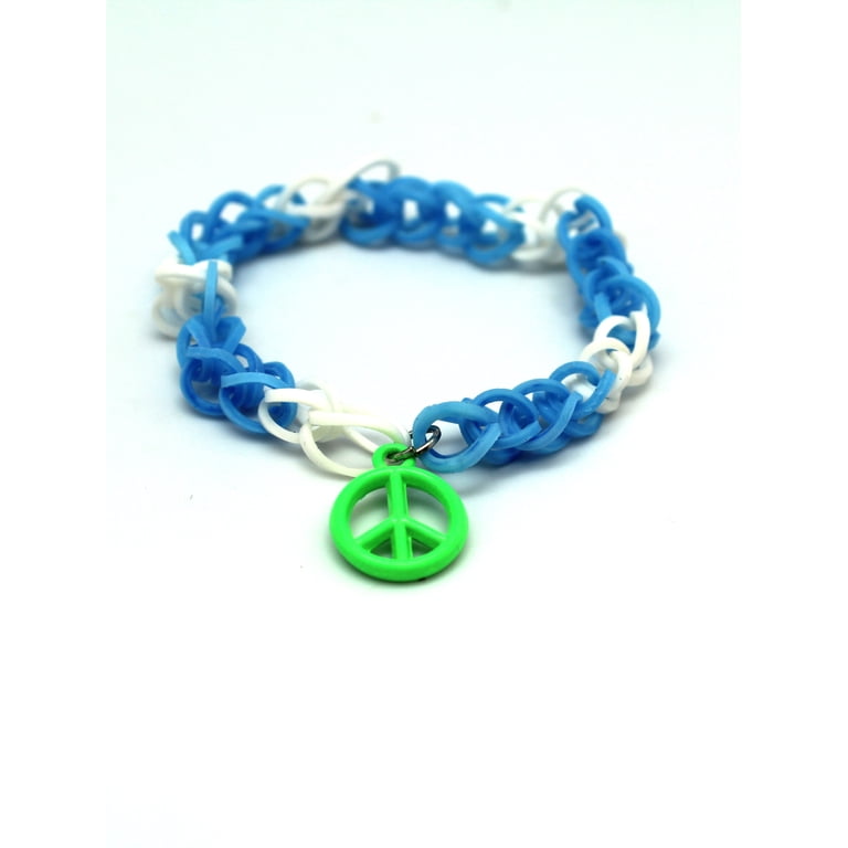 Blue And Green Peace Signs