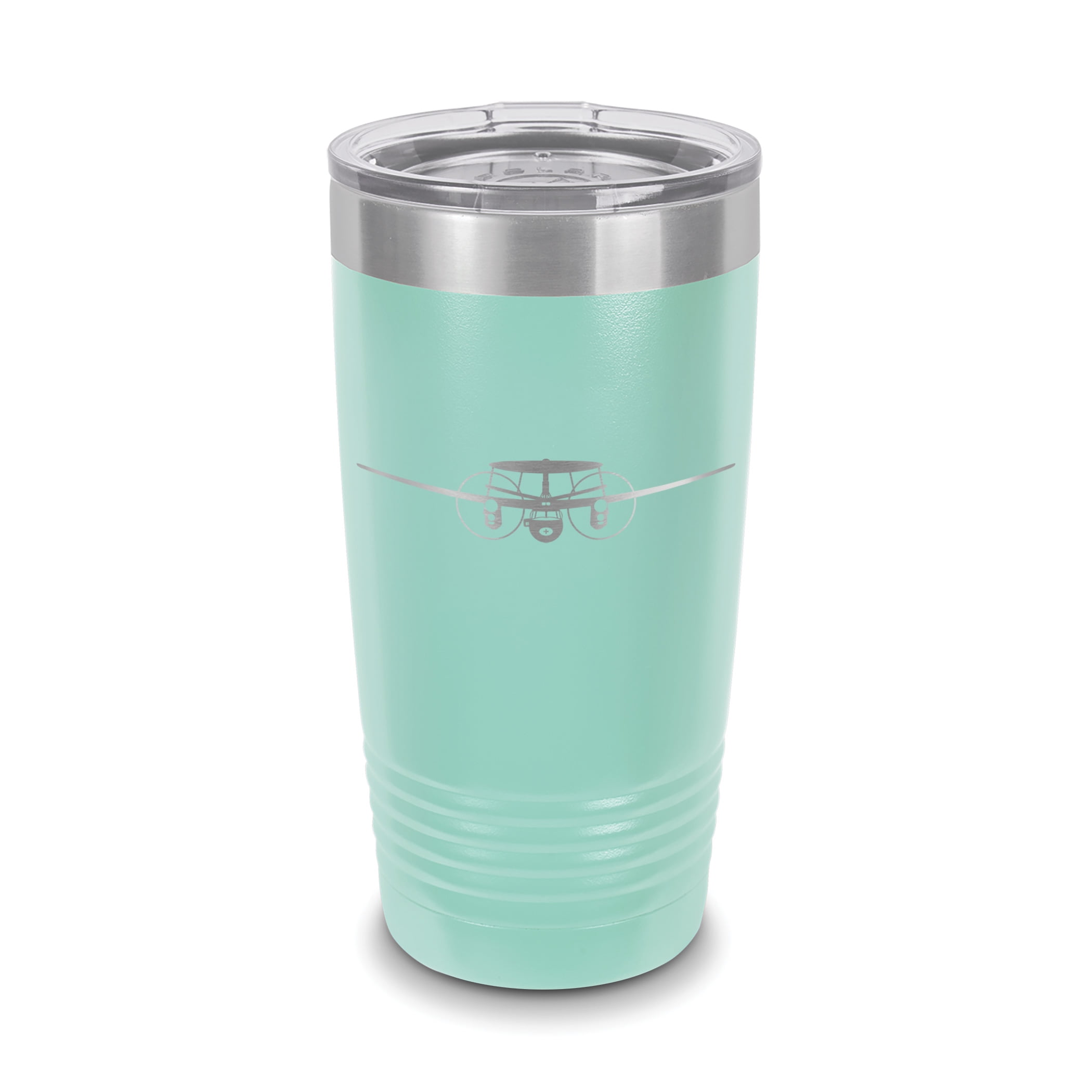 E-2 Hawkeye Tumbler 20 oz - Laser Engraved w/ Clear Lid - Polar Camel ...