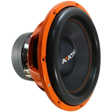"Avatar Tsunami Orange 15"" 6000 Watts Peak 1-Ohm Subwoofer, STU-1546 ...