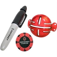 Check Go Ball Liner w/ 4 Color Pens - Golf Marker Alignment Aid ...