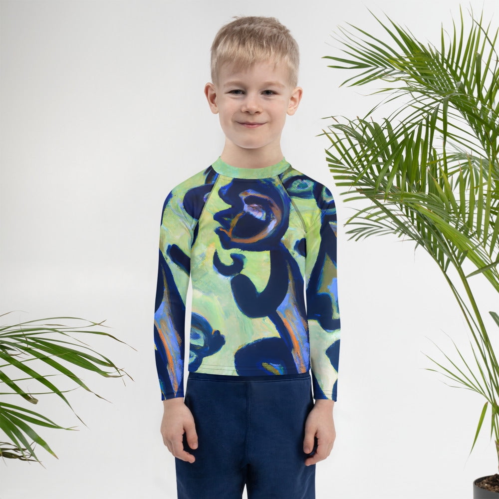 Little Monkeys Kids Rash Guard - Walmart.com