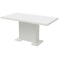 vidaXL Extendable Dining Table Kitchen Dining Room Breakfast Dinner ...