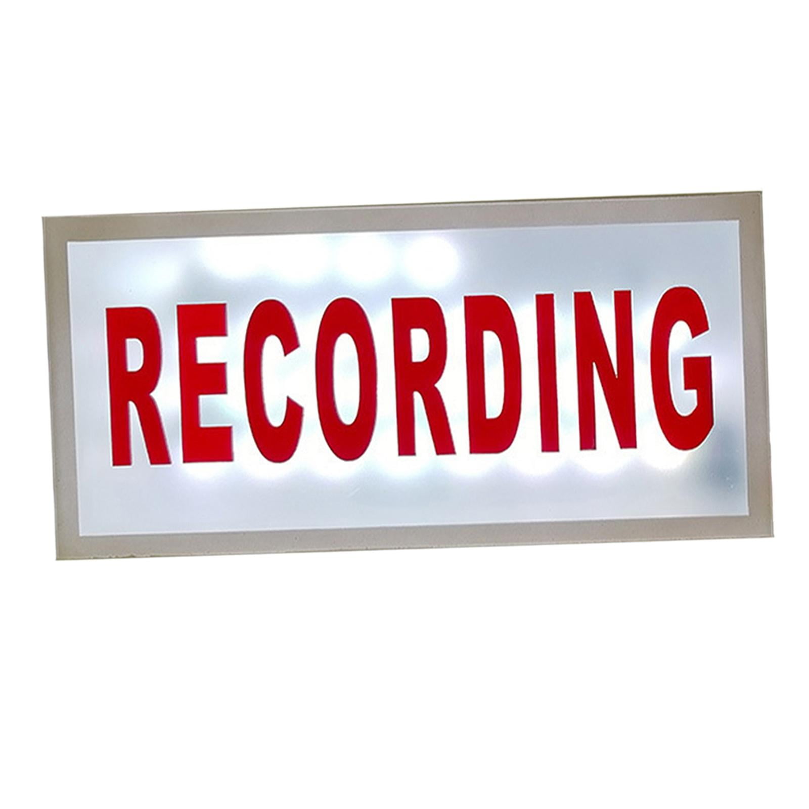 Click here for Bunblic Recording Light Sign With Remote Led Illum... prices
