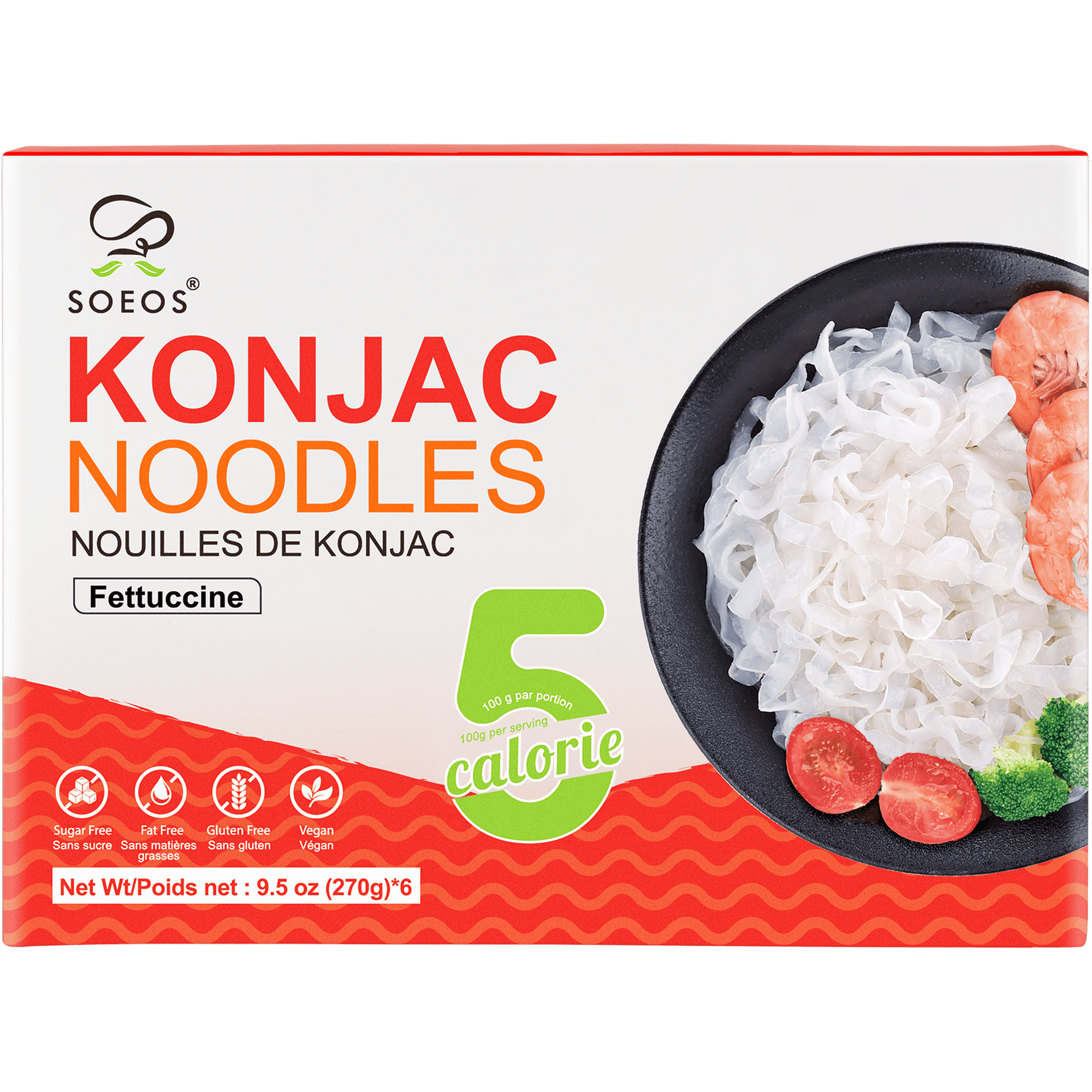 Click here for Soeos Konjac Noodle  Regular  Fettuccine  6 Pack 8... prices