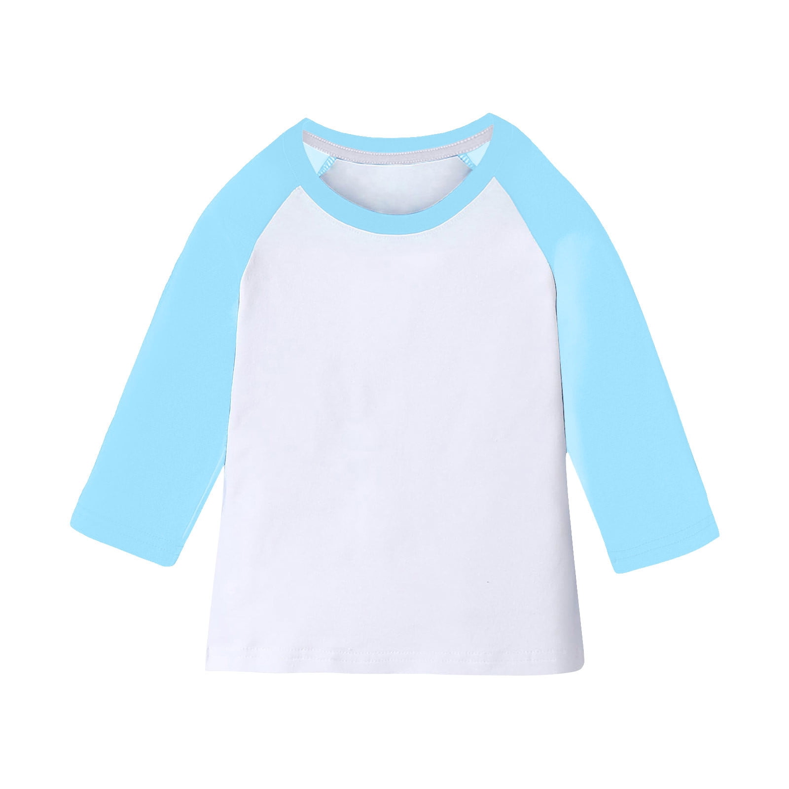 Click here for Lovzfmll Boys & Girls Solid Color Raglan 3/4 Sleev... prices