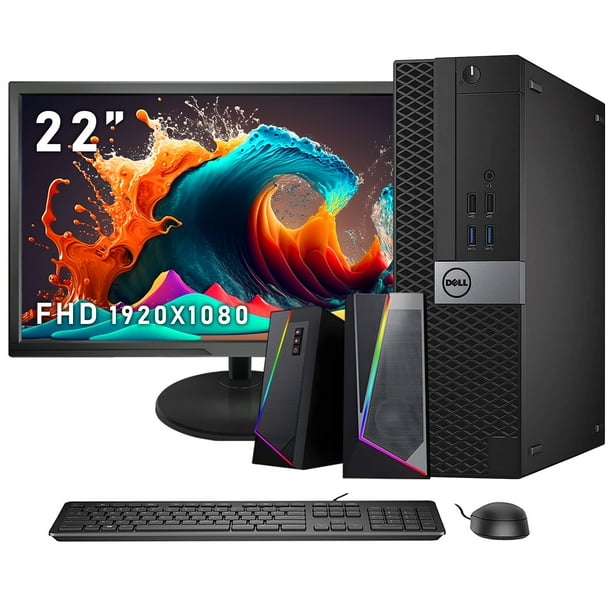 Dell OptiPlex 7040 Small Form Factor Desktop PC, Intel Quad Core i5-6500 up to 3.6GHz, 16GB DDR4 ...